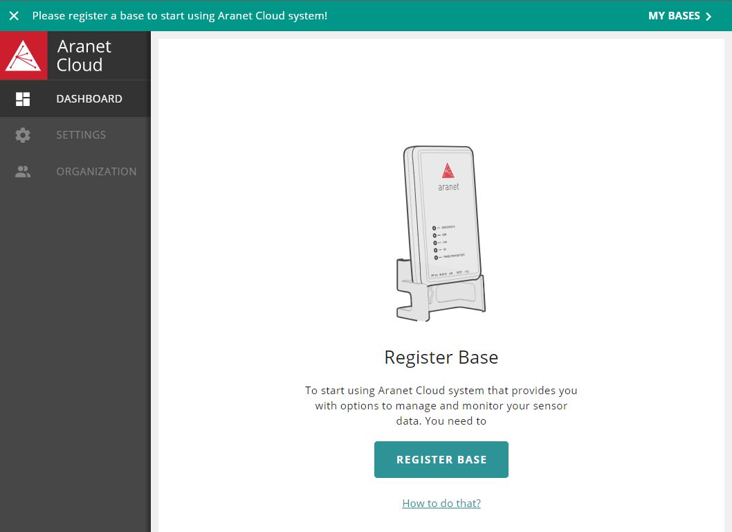 How can I connect Aranet PRO base station to Aranet Cloud?